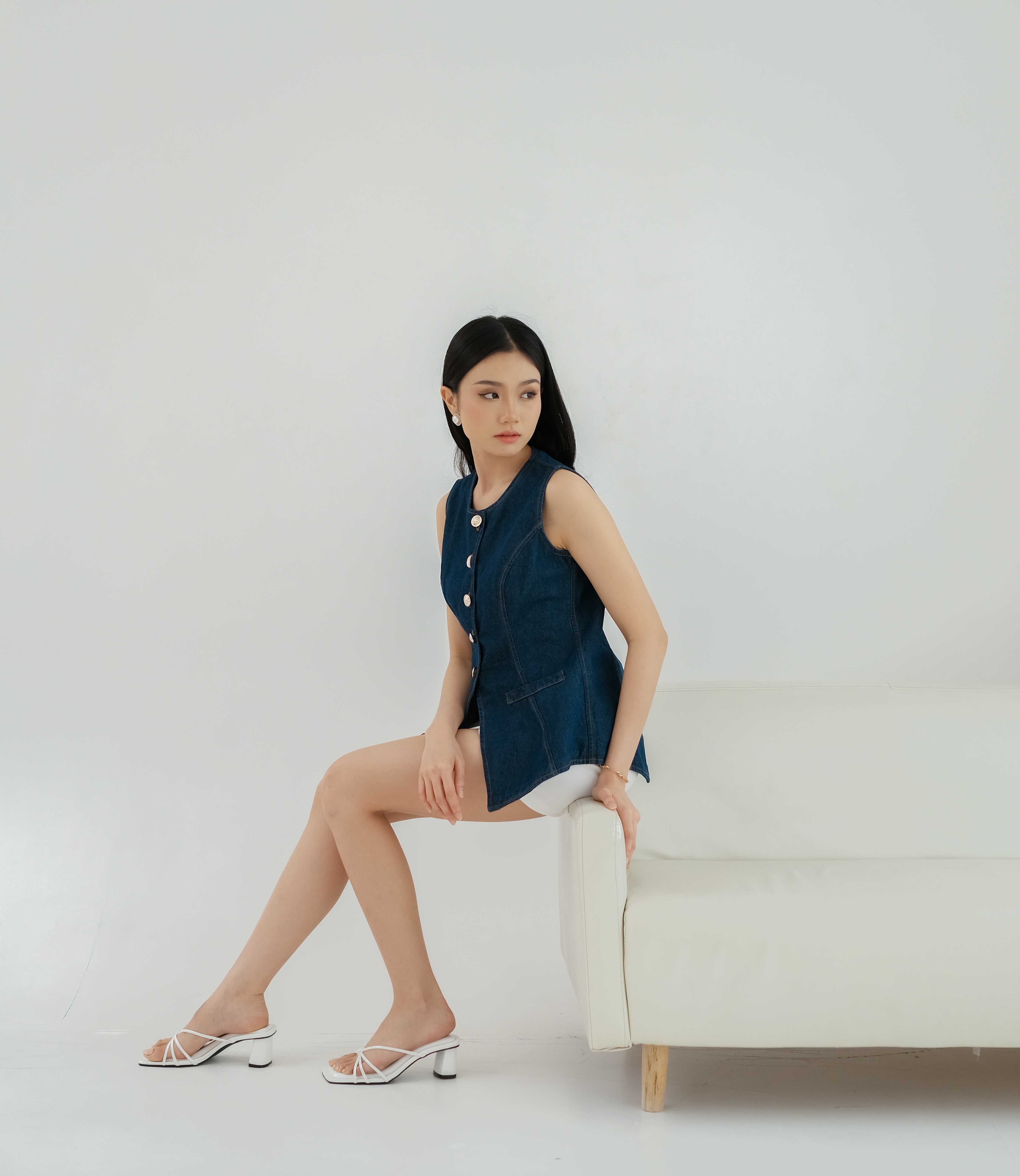 DAWSON BLOCK HEELS (WHITE) | ShopJenith